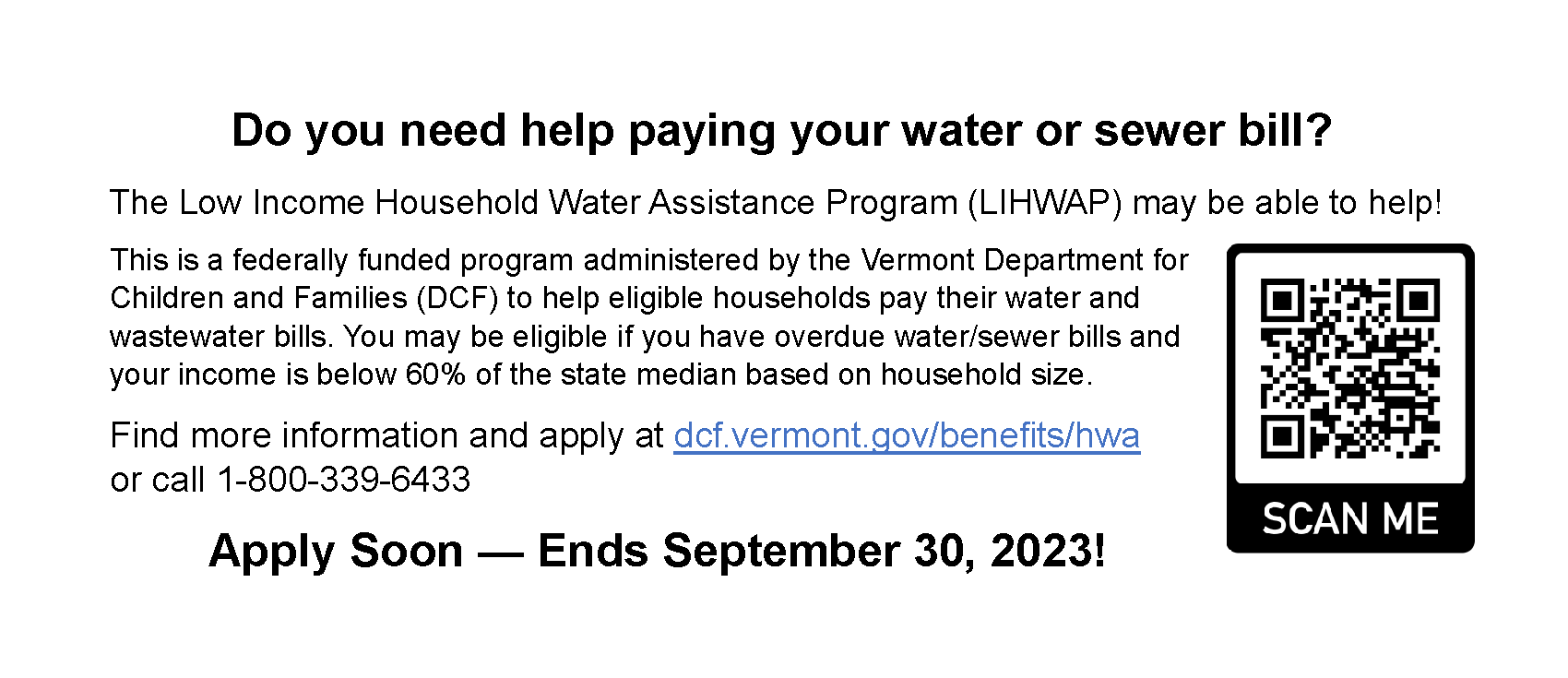Low Income Household Water Assistance Program - Vermont Rural Water ...